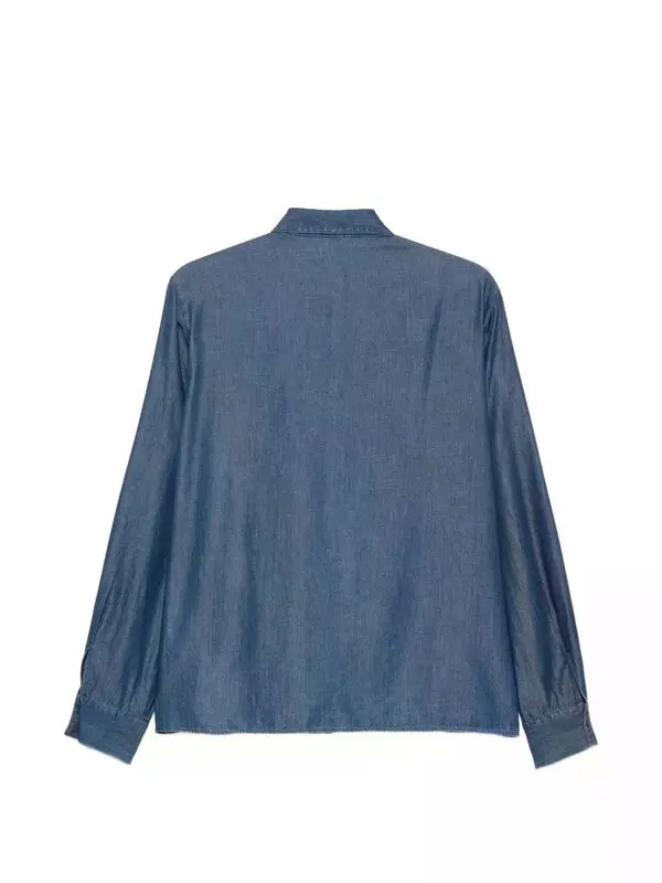 XACUS Beth Ruffled Long-sleeve Shirt