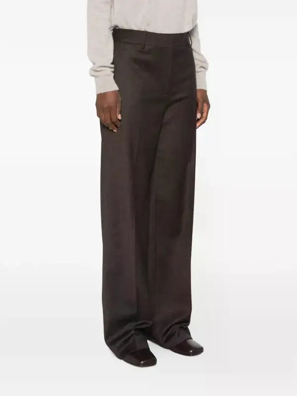 Antonelli Firenze Robinia Pressed-crease Wide-leg Trousers