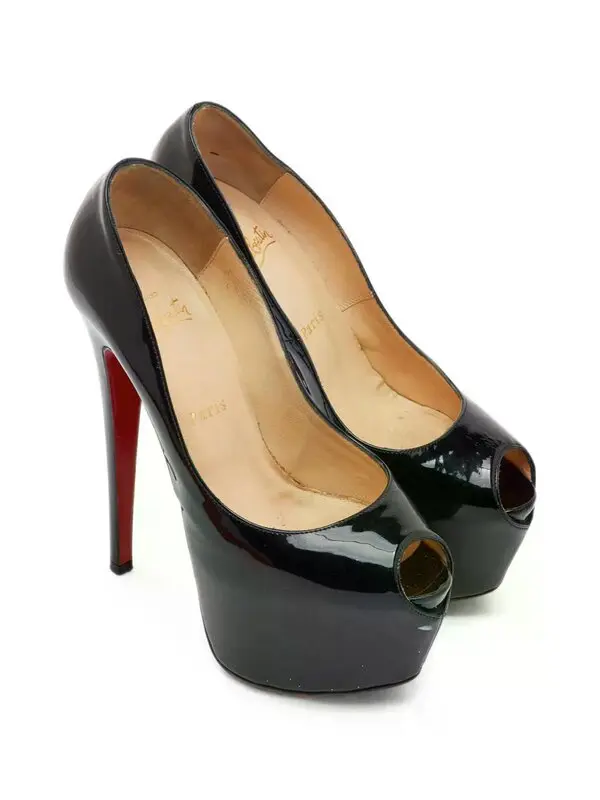 CHRISTIAN LOUBOUTIN Daffodile Peep-toe Platform Pumps