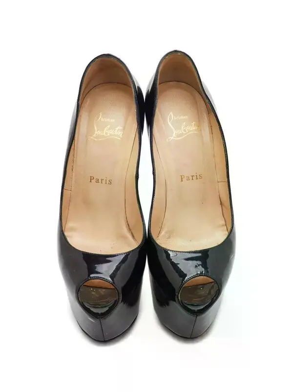 CHRISTIAN LOUBOUTIN Daffodile Peep-toe Platform Pumps