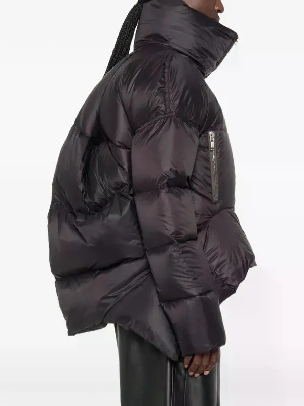 Rick Owens Quilted Funnel-neck Puffer Jacket