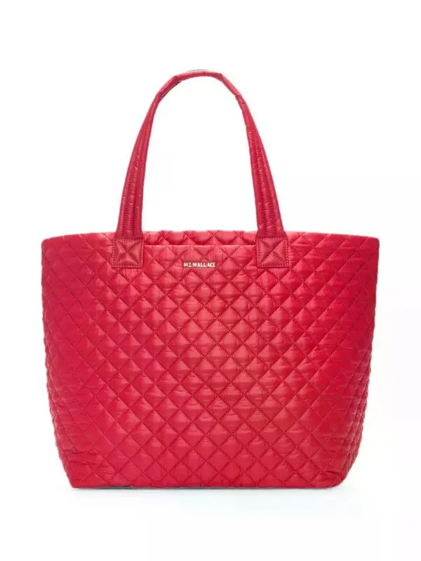 Mz Wallace Large Metro Deluxe Quilted Tote Bag - Red