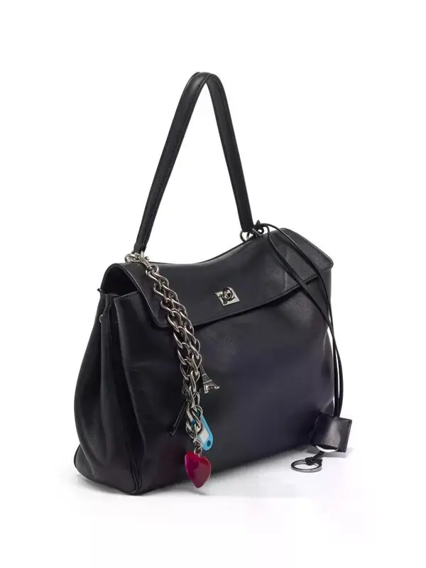 Balenciaga Leather Medium Rodeo Twist-lock Tote Bag