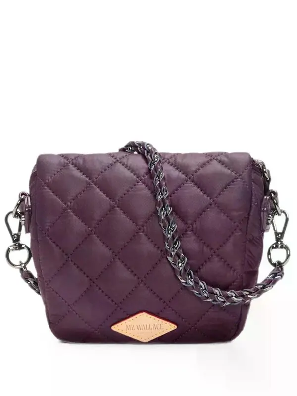 Mz Wallace Micro Crosby Quilted Crossbody Bag - Purple
