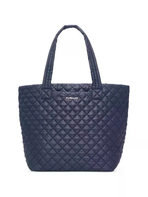 Mz Wallace Medium Metro Deluxe Quilted Tote Bag - Blue