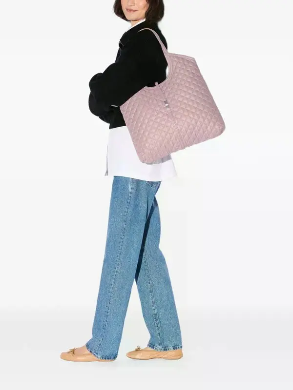 Mz Wallace Large Astor Quilted Tote Bag - Pink