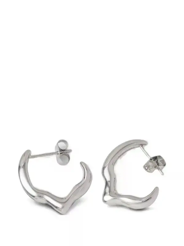 TRUSSARDI Sculptural Hoop Earrings
