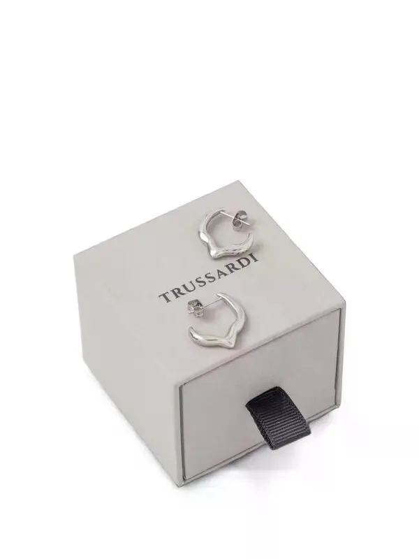 TRUSSARDI Sculptural Hoop Earrings