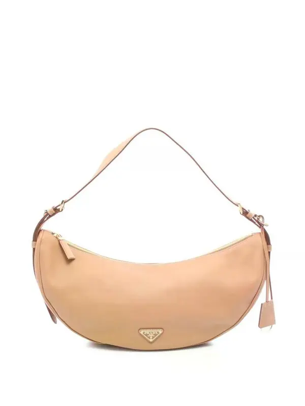 Prada Calfskin Demi Lune Shoulder Bag
