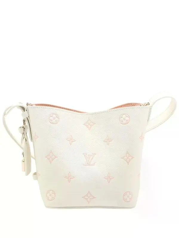 LOUIS VUITTON 2021-2026 Bicolor Monogram Empreinte All In One Bb Shoulder Bag