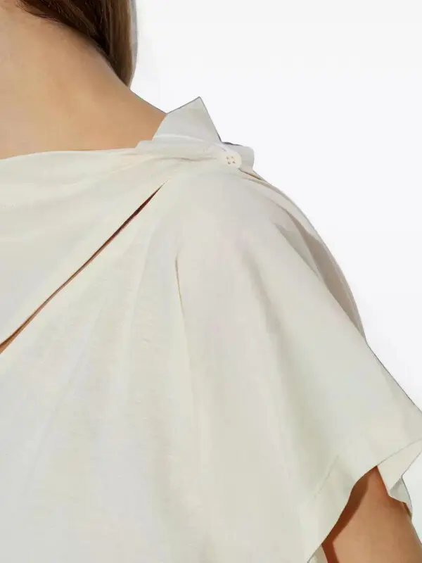 Issey Miyake Asymmetric Cotton Top
