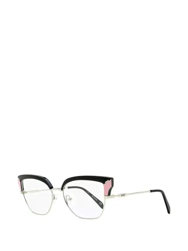 Emilio Pucci Geometric Butterfly-frame Glasses - Black