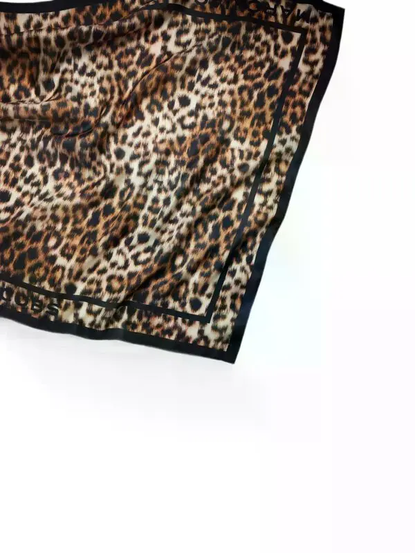Marc Jacobs Leopard Silk Scarf