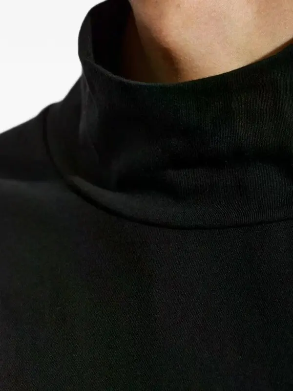Yohji Yamamoto Stand-up Collar Long-sleeve T-shirt