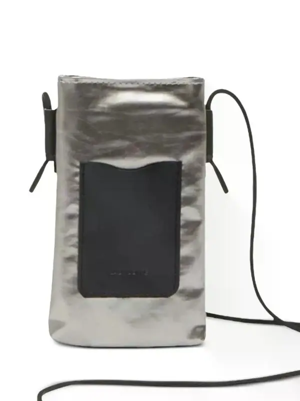 JACK GOMME Likid Light Metallic-effect Phone Bag