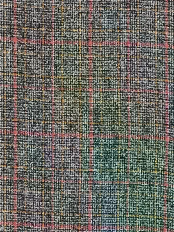 Destin Check-pattern Fringed Scarf