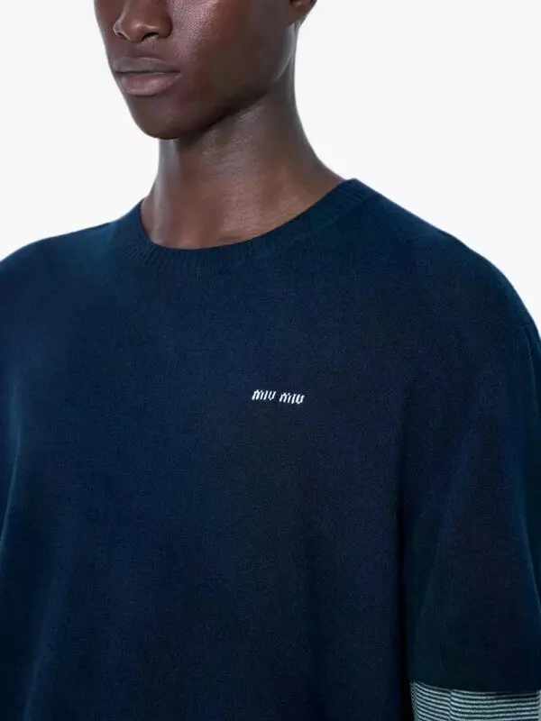 Miu Miu Wool And Cashmere Sweater