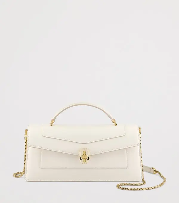 BVLGARI Leather Serpenti Forever Elongated Top-handle Bag