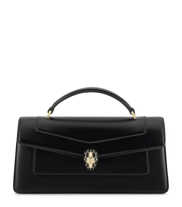 BVLGARI Leather Serpenti Forever Top-handle Bag