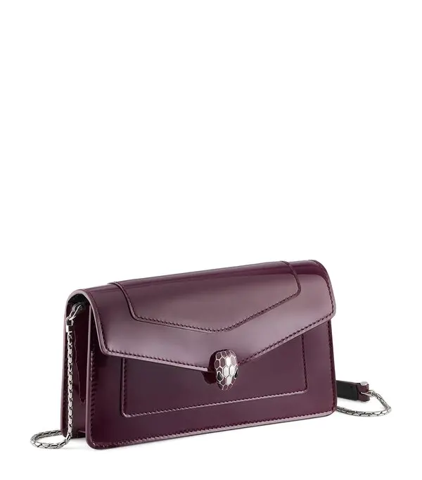 BVLGARI Leather Serpenti Forever Chain Wallet