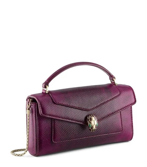 BVLGARI Karang Leather Serpenti Forever Chain Wallet