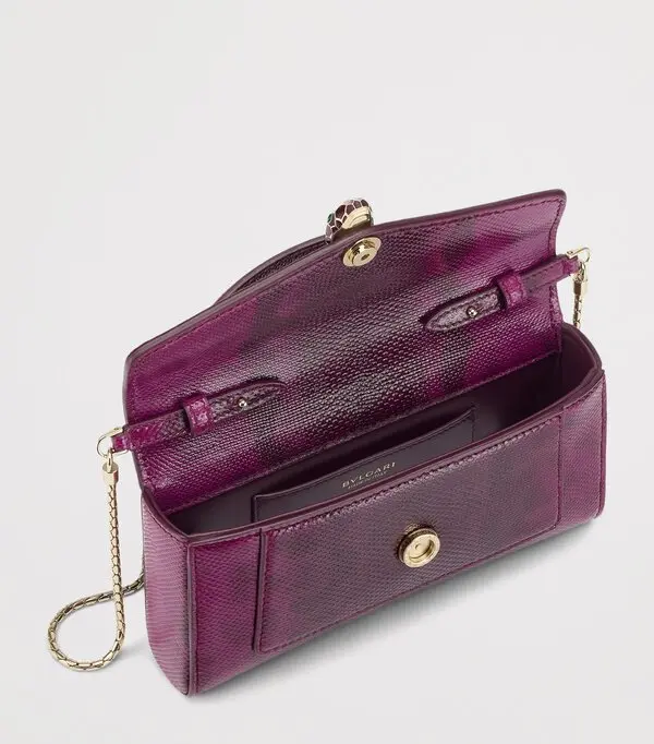 BVLGARI Karang Leather Serpenti Forever Chain Wallet