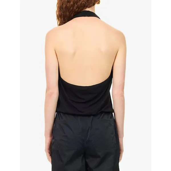 REFORMATION Lois Halterneck Knit Top