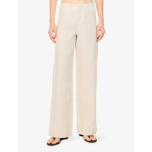 REFORMATION Vida Straight-leg Linen Trousers