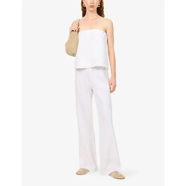 REFORMATION Gale Straight-leg Linen Trousers
