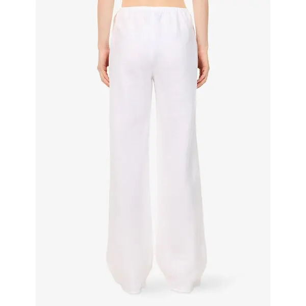 REFORMATION Gale Straight-leg Linen Trousers