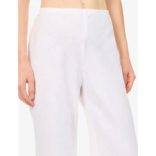 REFORMATION Gale Straight-leg Linen Trousers