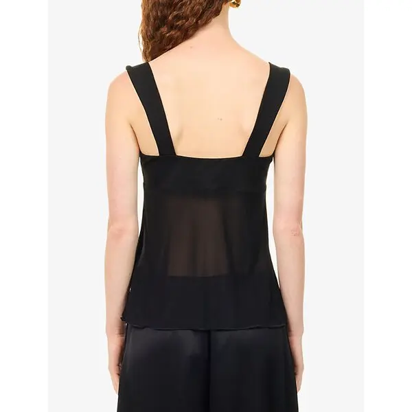REFORMATION Nova Sweetheart Knit Top
