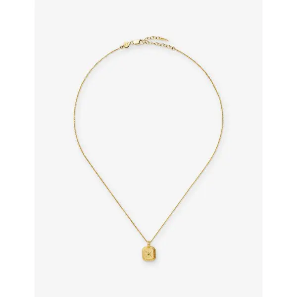 MISSOMA August Birthstone 18ct Vermeil Sterling Silver Pendant Necklace - Gold