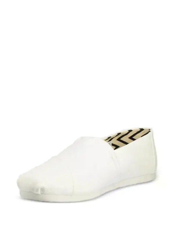 Toms Alpargata Cotton Slip-ons - White
