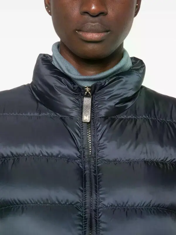 Max Mara Quilted Gilet - Blue