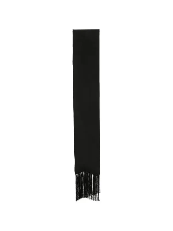 Dolce & Gabbana 2000s Logo-jacquard Fringed Scarf
