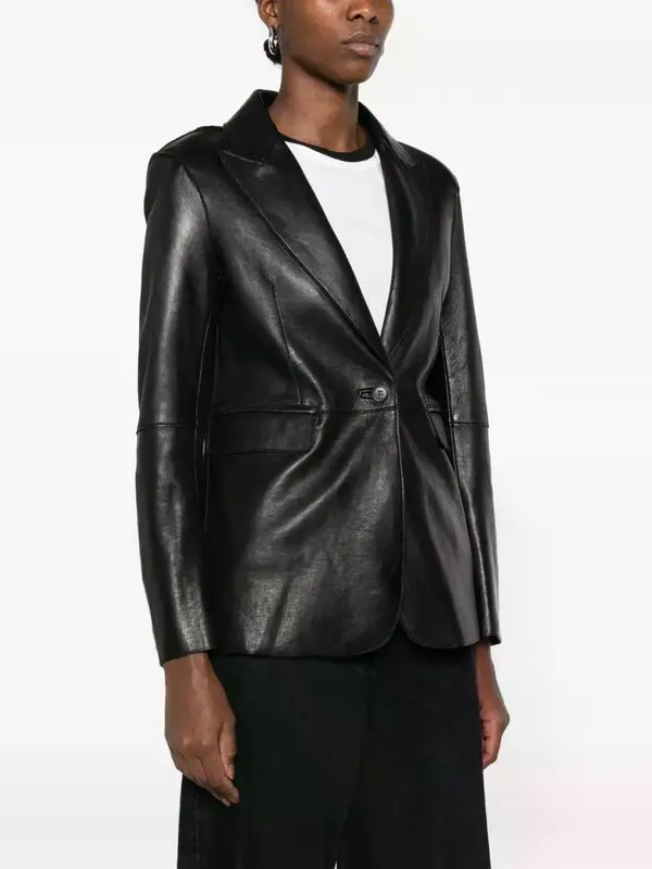 P.a.r.o.s.h Single-breasted Leather Jacket