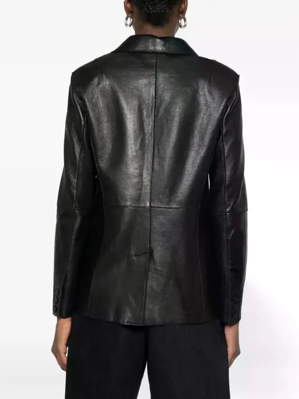 P.a.r.o.s.h Single-breasted Leather Jacket