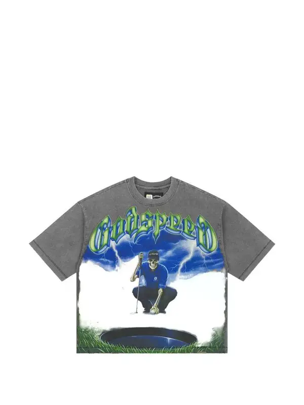 GODSPEED No Mulligans Graphic-print T-shirt - Grey