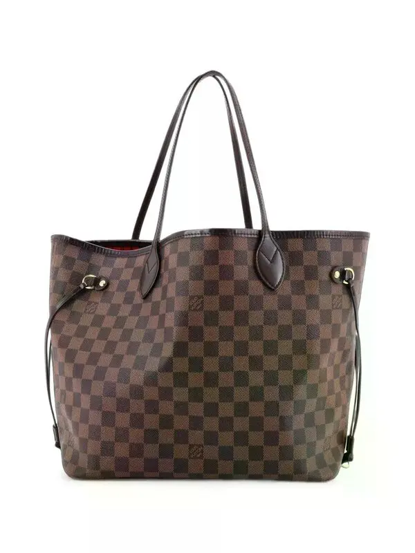 LOUIS VUITTON Neverfull Damier Mm Tote Bag - Brown