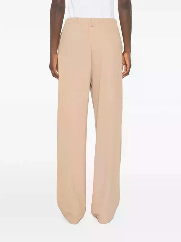 Imperial Drawstring Wide-leg Trousers