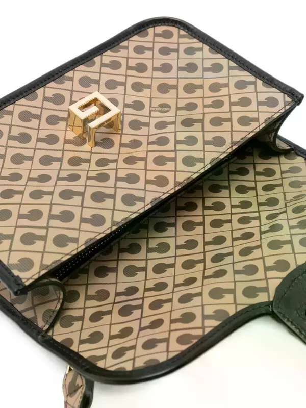 GHERARDINI Monogram-print Logo-buckle Shoulder Bag