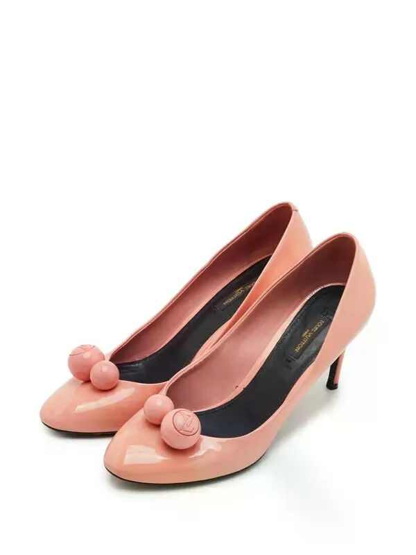 LOUIS VUITTON Betty Patent Leather Pumps - Pink