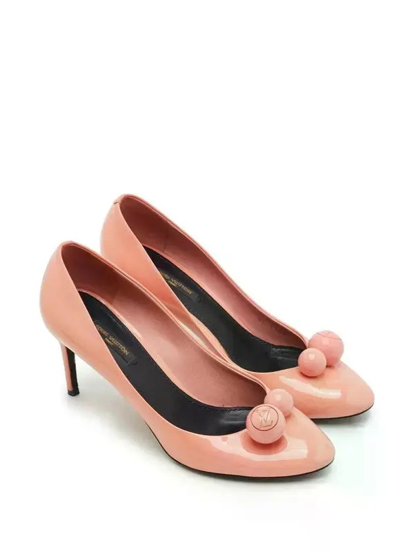 LOUIS VUITTON Betty Patent Leather Pumps - Pink