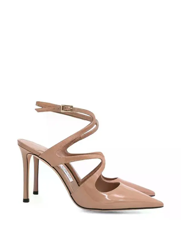 JIMMY CHOO 2010s Azia Patent Leather Pumps