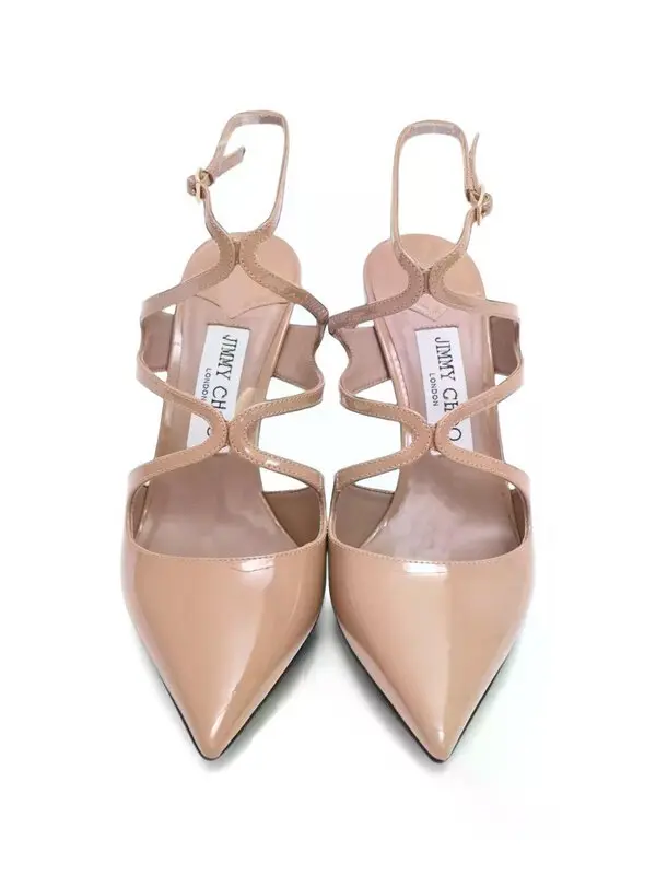 JIMMY CHOO 2010s Azia Patent Leather Pumps