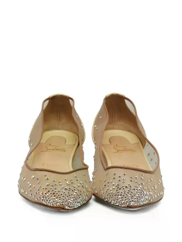 CHRISTIAN LOUBOUTIN Follies Strass Ballet Flats