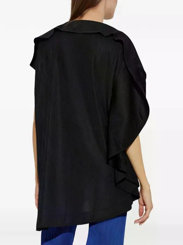 Issey Miyake A-poc Slice Pleated Ruffled Top