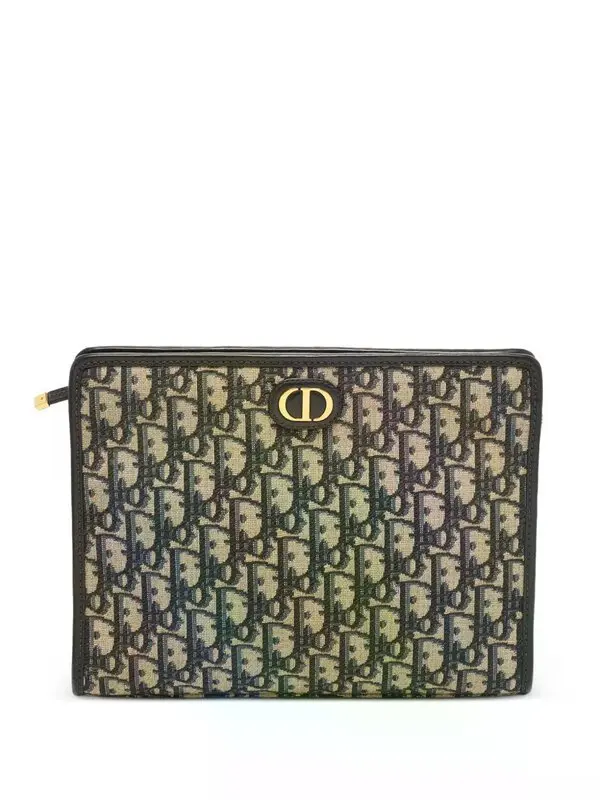 Dior 30 Montaigne Oblique Pouch - Neutrals