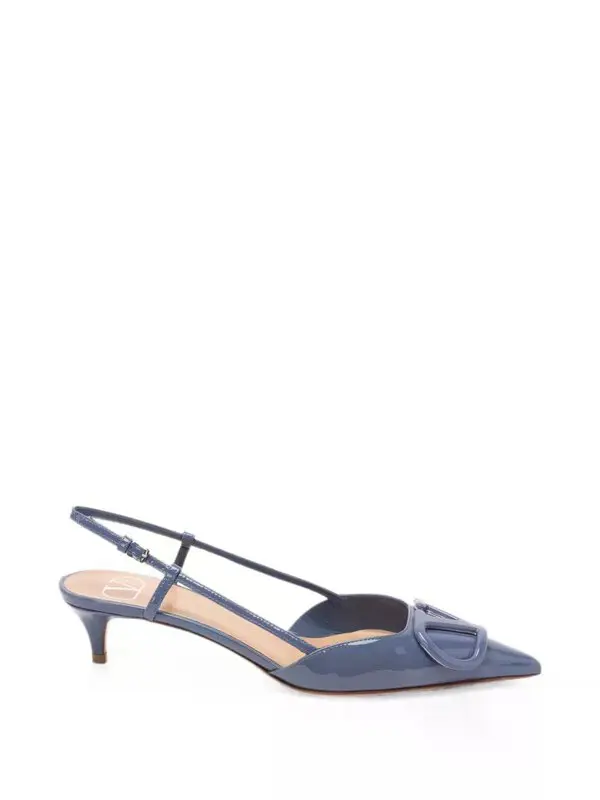 Valentino Garavani Vlogo Signature Patent Slingback Pumps